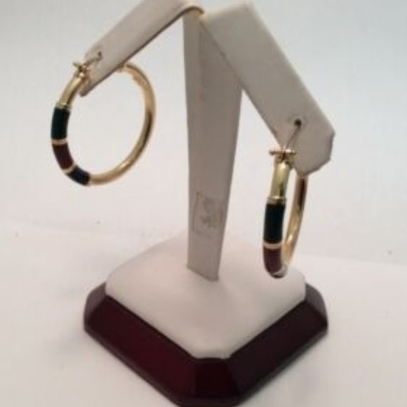 Impressed Jewelry | Jewelry | 4k Yellow Solid Real Gold Enamel Colored ...